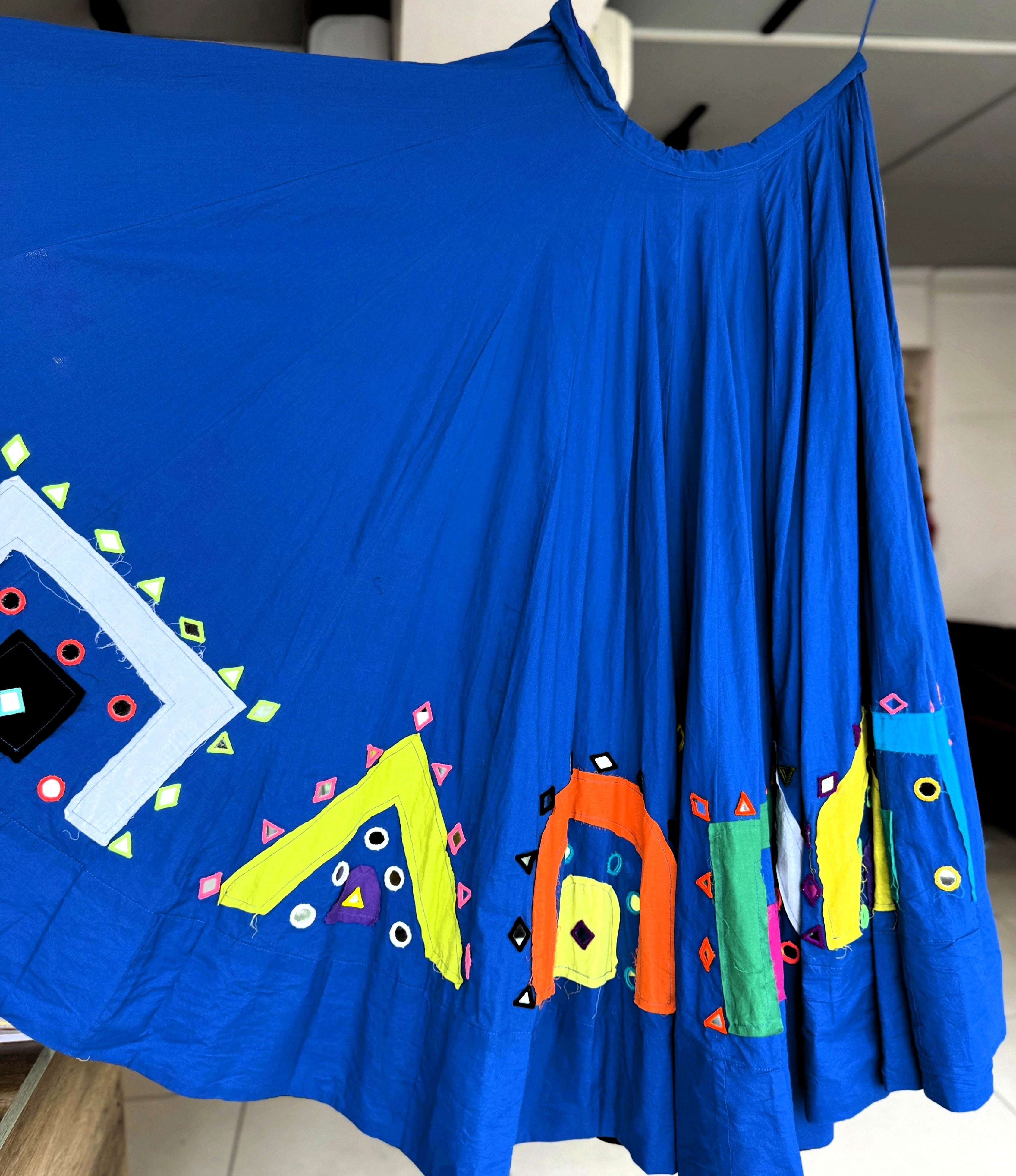 Mirror Pop Up Skirt Only - Royal Blue – The Outfit Artisan