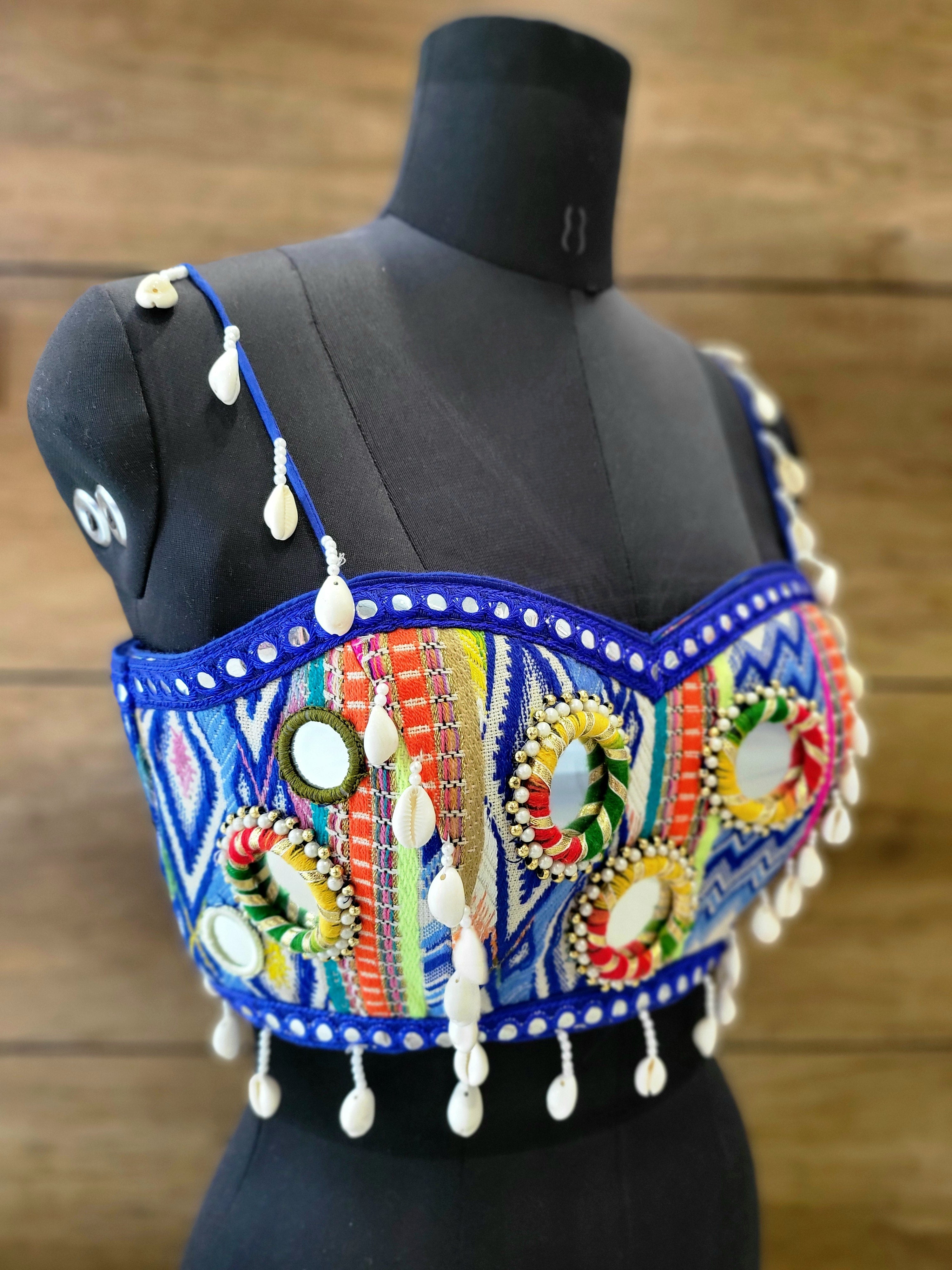 Kashmiri Mirror Work Top – The Outfit Artisan